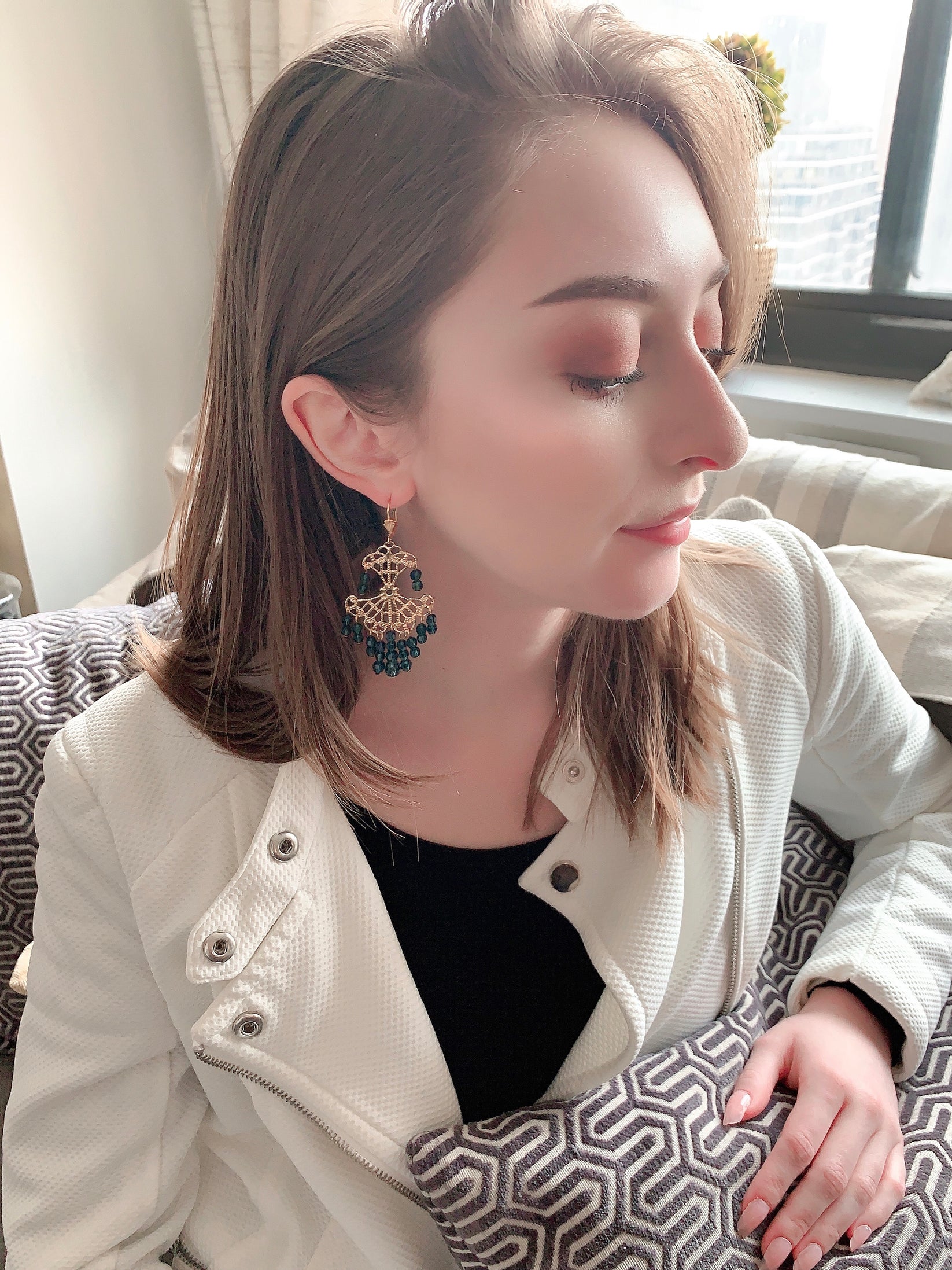 Corset Earrings (Ready to Wear) - Alzerina – Alzerina Jewelry