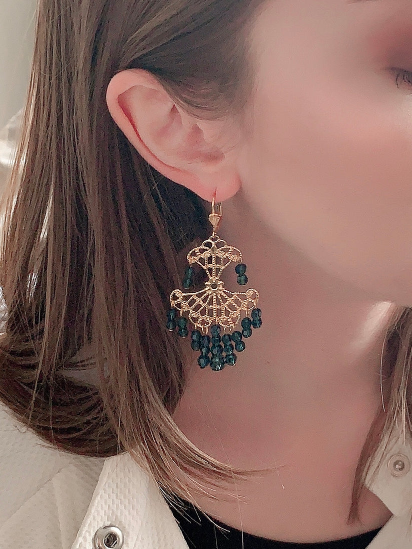 Corset Earrings (Ready to Wear) - Alzerina – Alzerina Jewelry